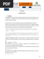 Fórmula Resolvente de Delta | PDF | Equações | Equação quadrática