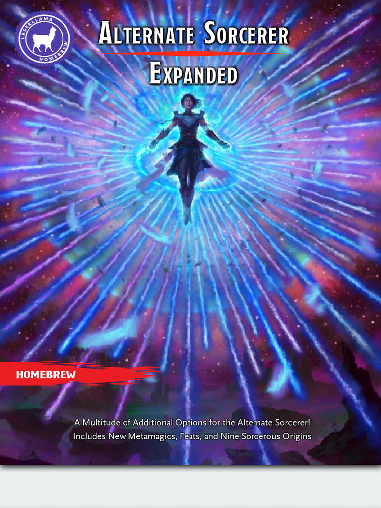 Alternate Sorcerer - Expanded - GM Binder | PDF