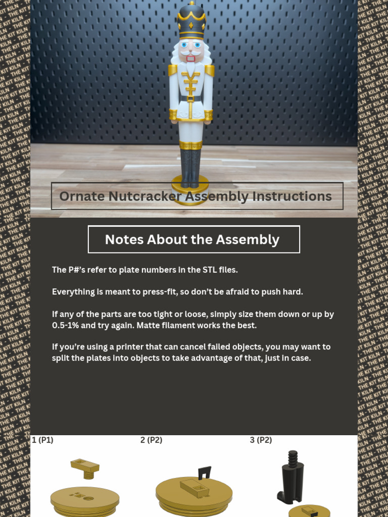 Ornate Nutcracker Instructions | PDF
