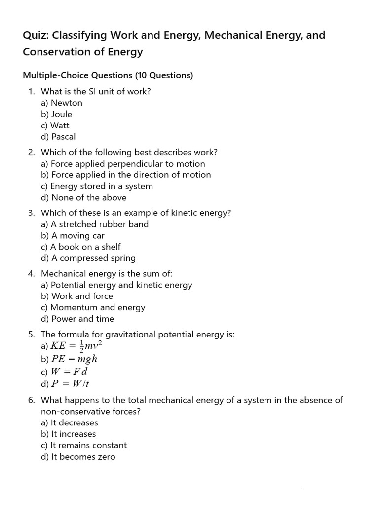 Nader Grace Physics Q3 Grade 12 Quiz (1) 16-1-2025 | PDF | Potential ...
