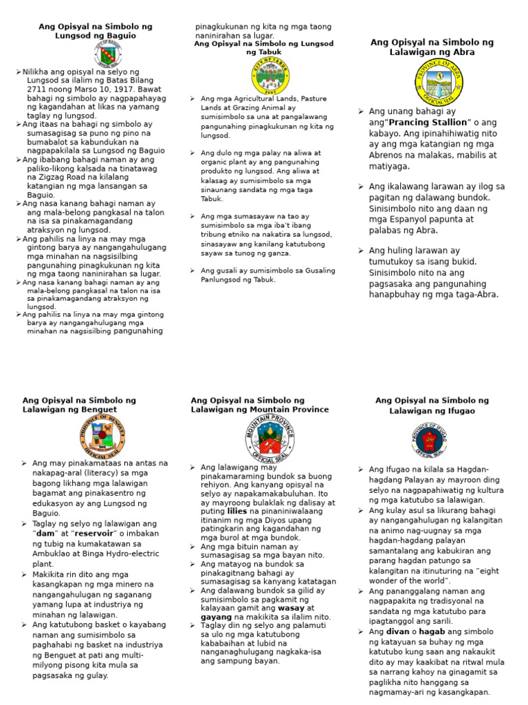 Ang Opisyal Na Simbolo Learners | PDF