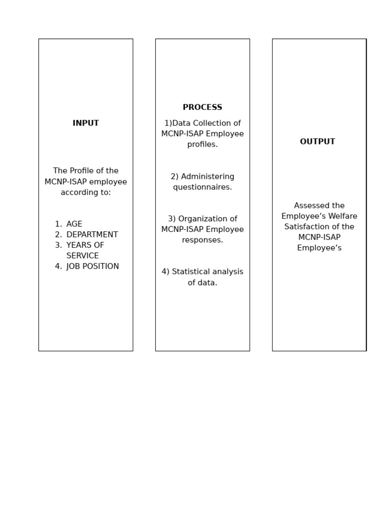 Process Input Output | PDF