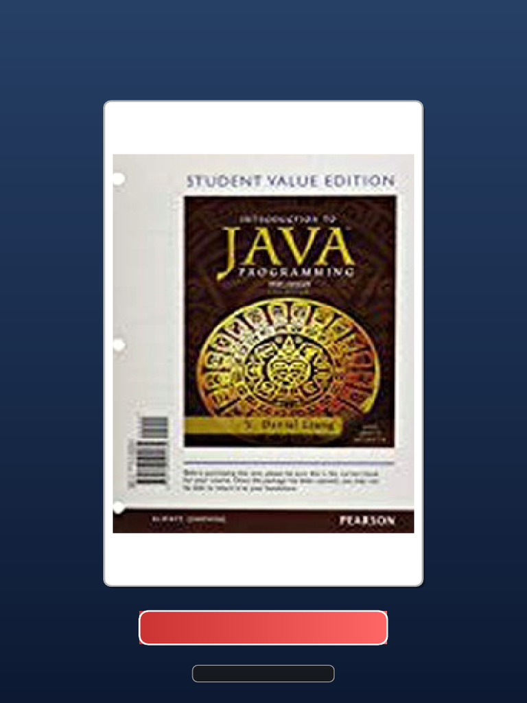 Immediate Access Intro To Java Programming Brief Version 10th Edition Verified PDF Download ...