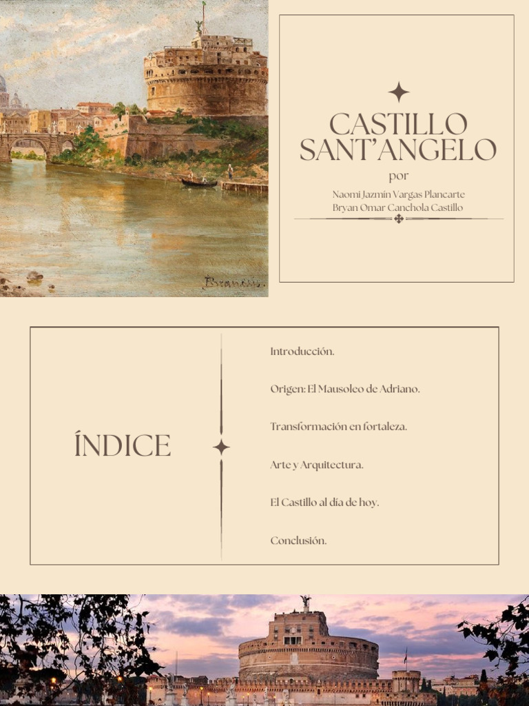 Historia y arquitectura del Castillo Sant'Angelo | PDF