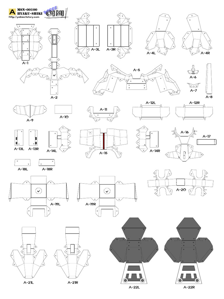 Hyaku-Shiki Mobile Suit Overview | PDF
