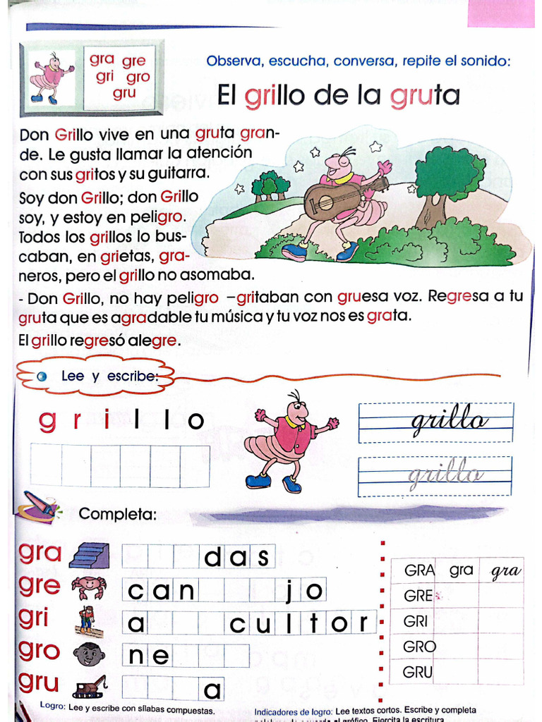 Cuento Infantil Con Vocabulario | PDF