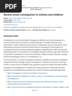 Constipation CHEO Handout | PDF | Constipation | Human Feces