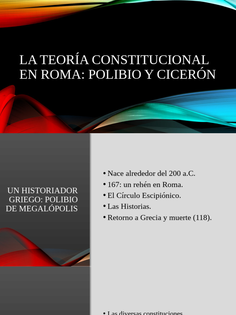 Polibio y Ciceron | PDF | Cicerón | República