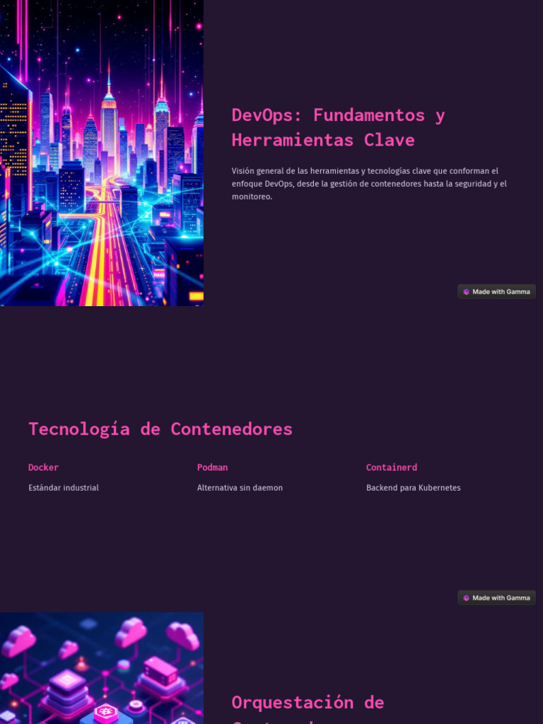 DevOps Fundamentos y Herramientas Clave GammaIA | PDF