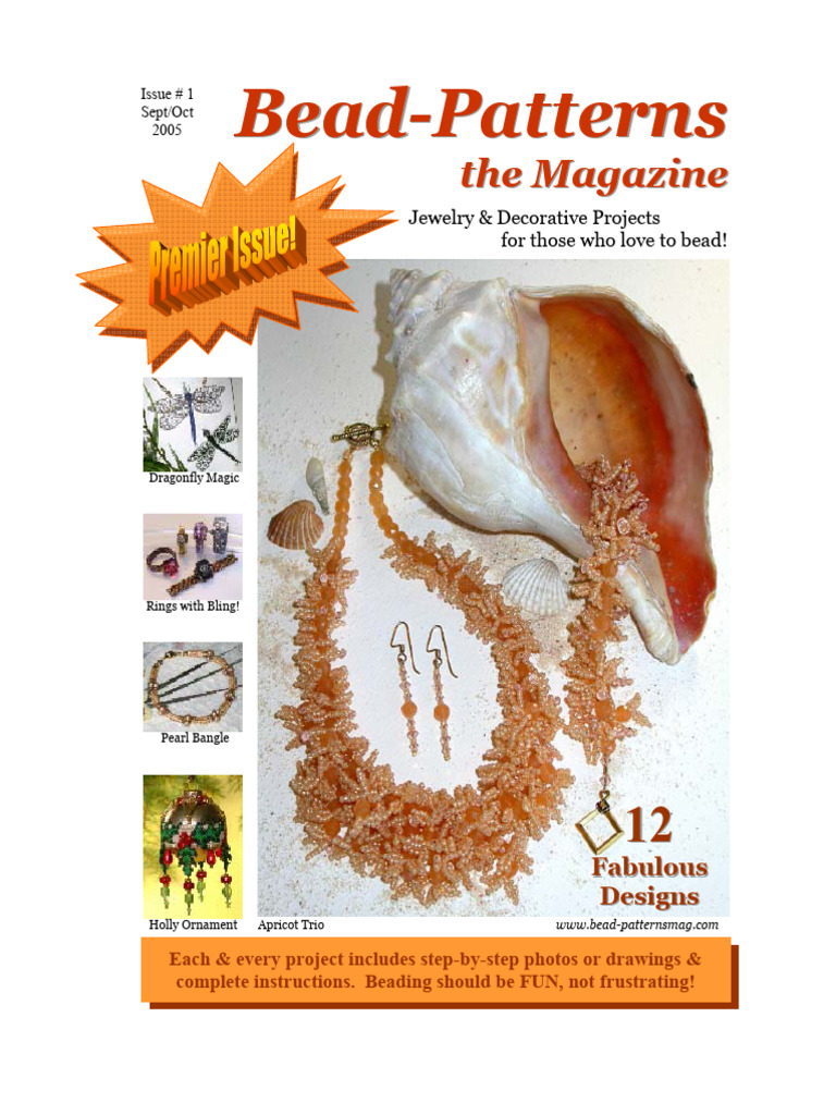 Bead Patterns Sept 05 | PDF | Beadwork | Bead