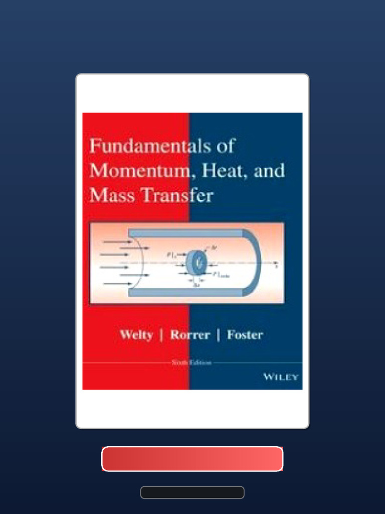 Immediate Access Fundamentals of Momentum Heat and Mass Transfer 6th Edition Verified PDF ...