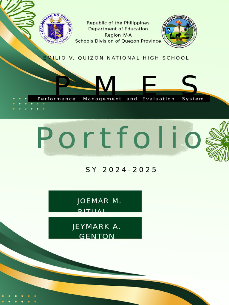 Pmes 2024-2025 Joemar | PDF | Learning | Mentorship