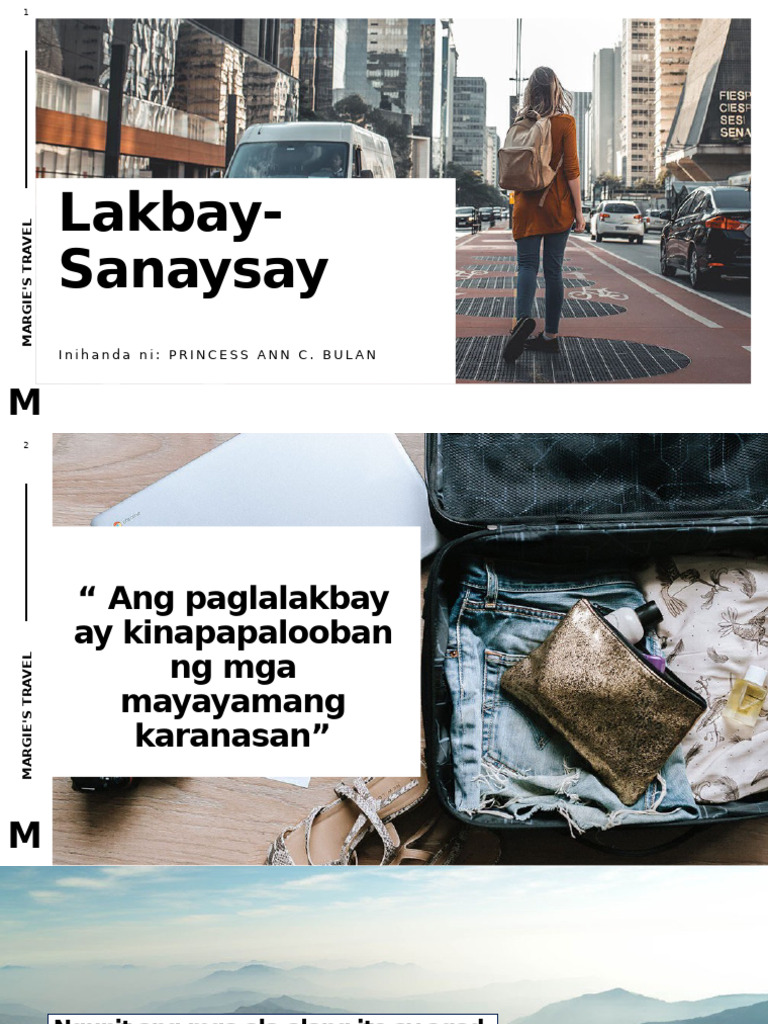 Pagsulat NG Lakbay-Sanaysay | PDF