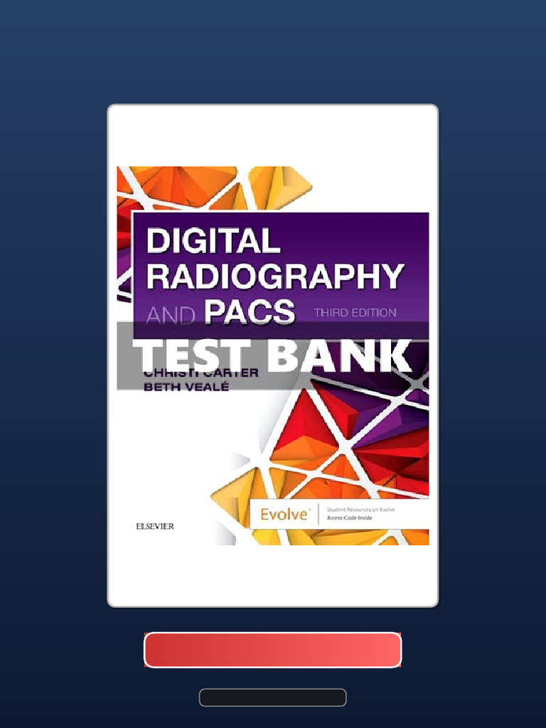 Full Chapter of Digital Radiography and PACS 3rd Edition Carter Ebook ...
