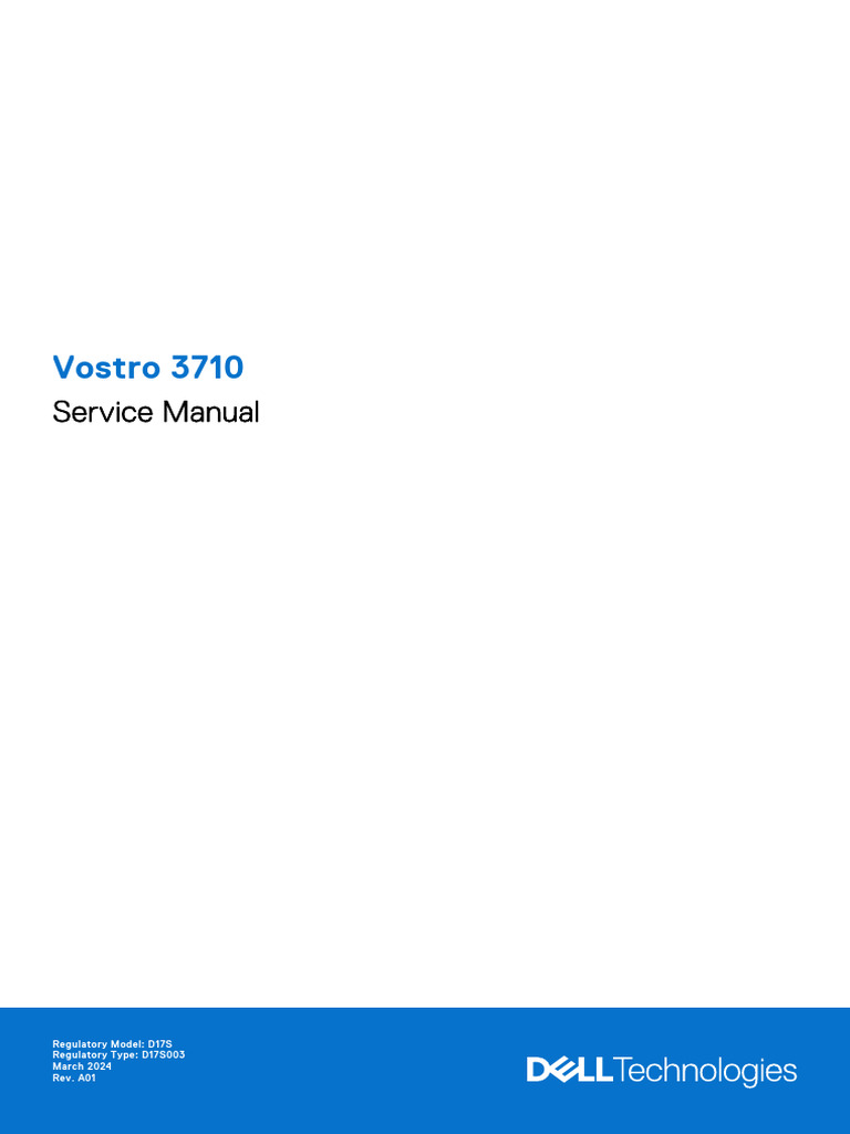 Vostro 3710 Service Manual PT BR | PDF | Drive de disco rígido | BIOS