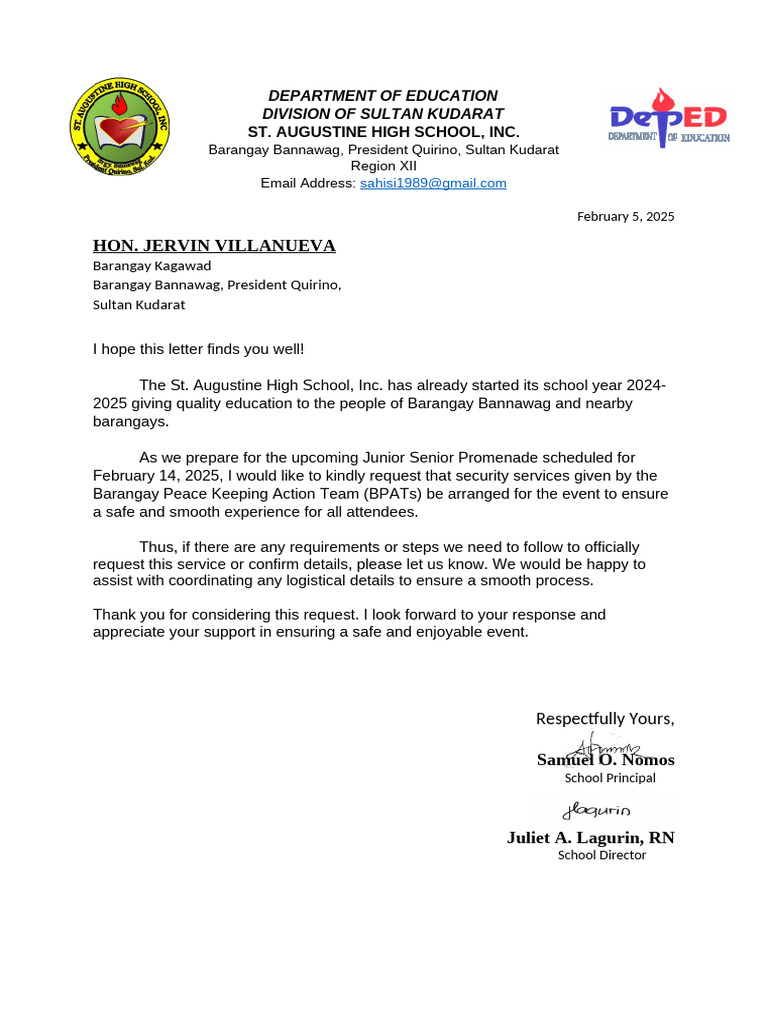 Letter For BPAT | PDF