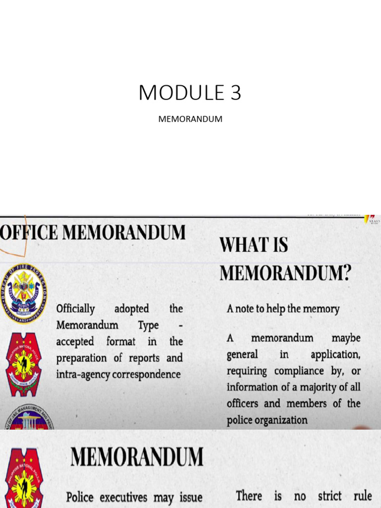 Memorandum | PDF