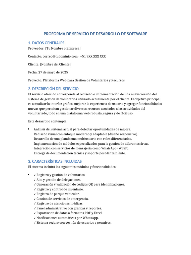 Proforma Cliente Final Detallada | PDF | Mi sql | Tecnologías de la información