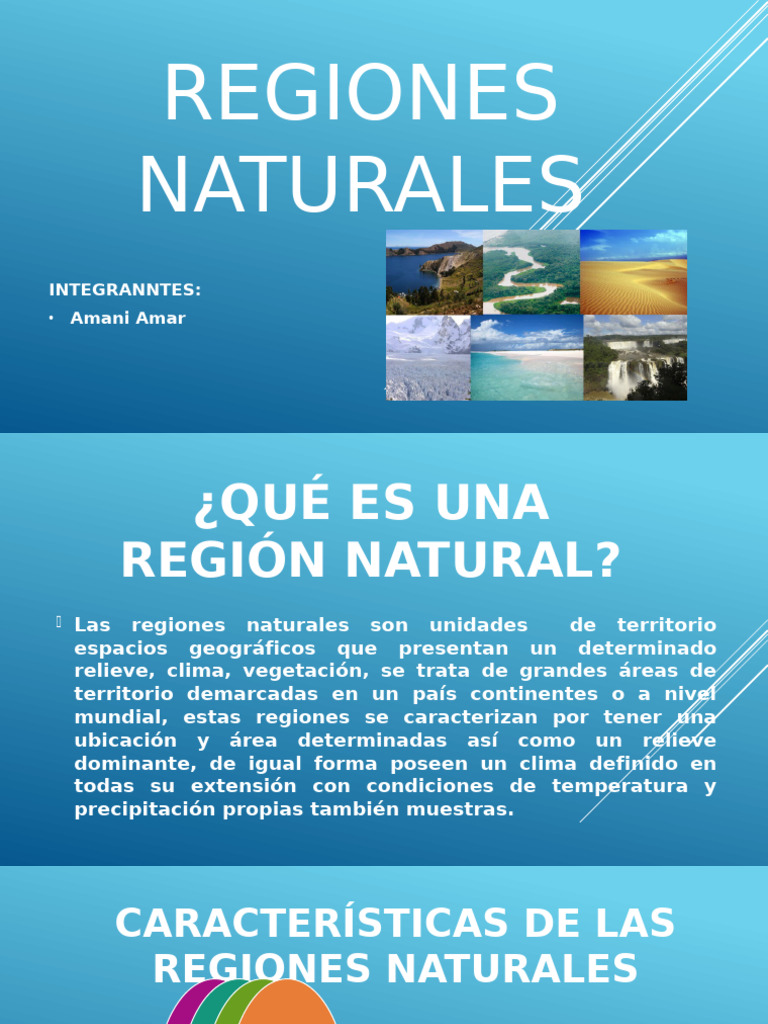 5 Regiones Naturales - Amani Amar | PDF | Clima | Clima templado