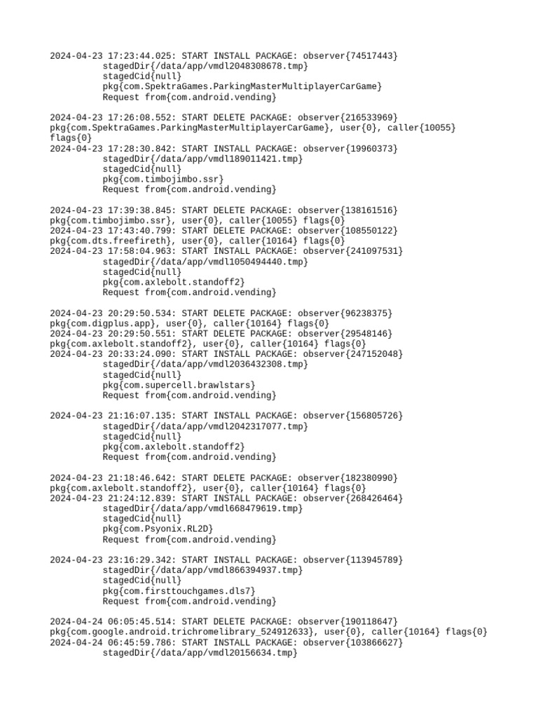 PM Debug Info | PDF | Android (Operating System) | System Software