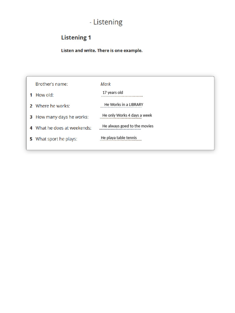 E05 Listening 25 | PDF