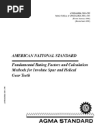 List of Gear Standards - Agma | PDF | Technology & Engineering | Computers
