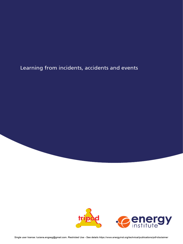 Learning from Energy Incidents and Accidents | PDF | Risk | Learning