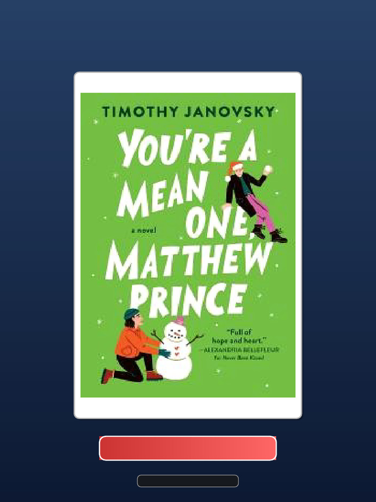 Get Test Bank For Youre Mean One Matthew Prince Boy Meets Boy 2 1st ...