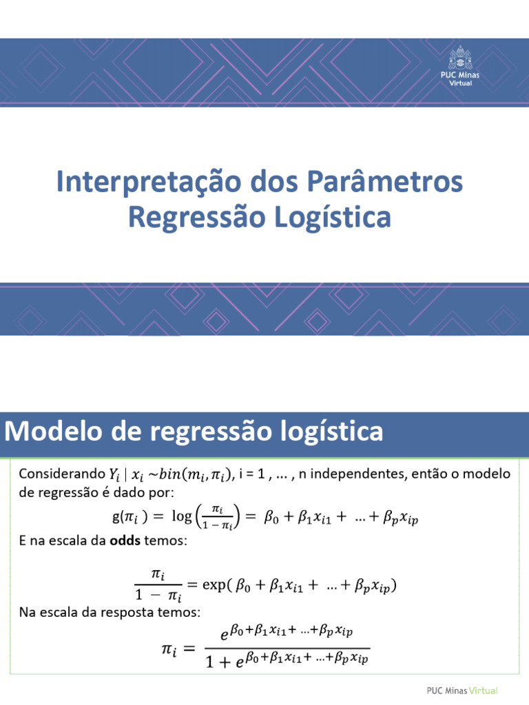 Interpretação de Odds na Regressão Logística | PDF