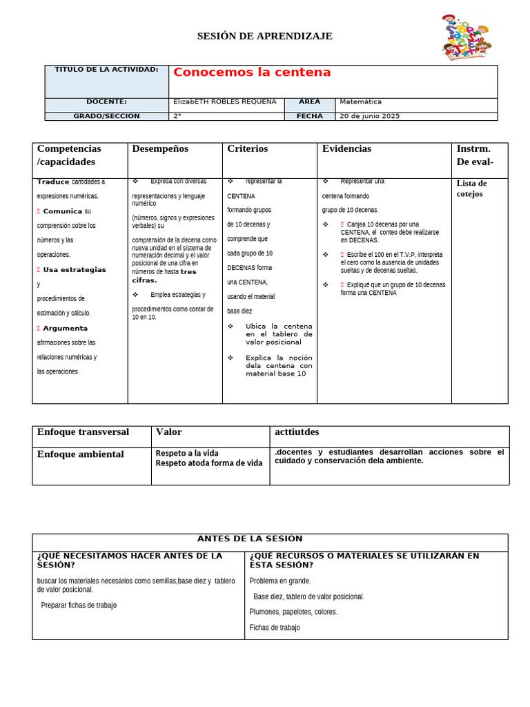 s7, d2 Resolvemos Problemas de Cambio 2 | PDF | Notación | Codificaciones