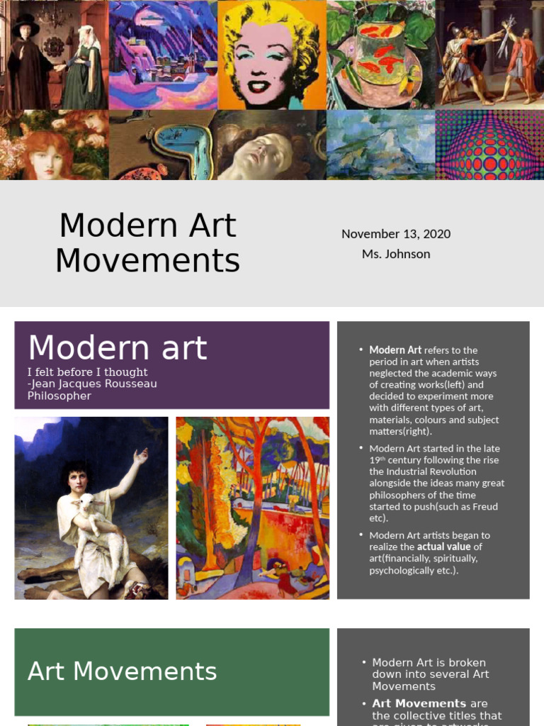 Modernartmovements Impressionism 201125091528 | PDF | Impressionism ...