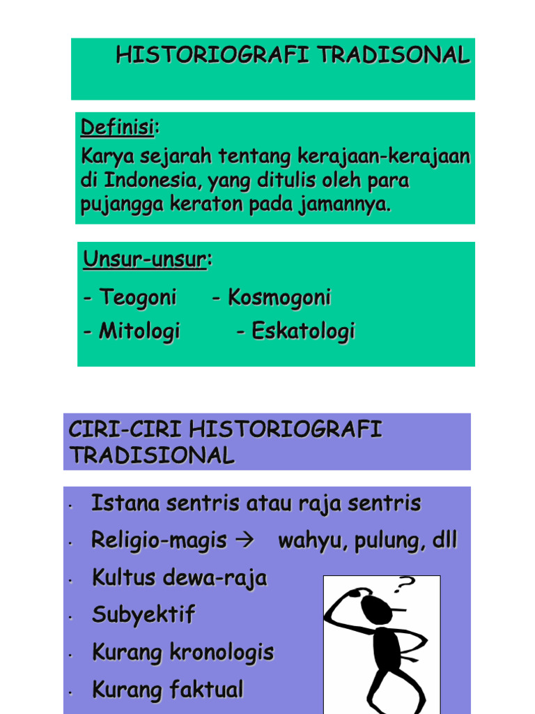 Ciri dan Fungsi Historiografi Tradisional | PDF