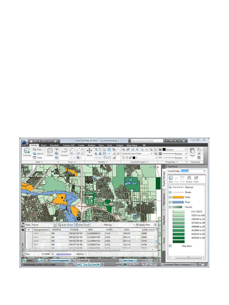 Pengenalan AutoCAD Map untuk SIG | PDF