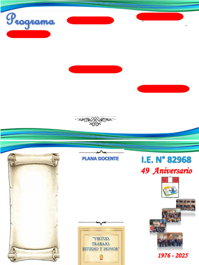 Triptico 2025 Aniversario | PDF