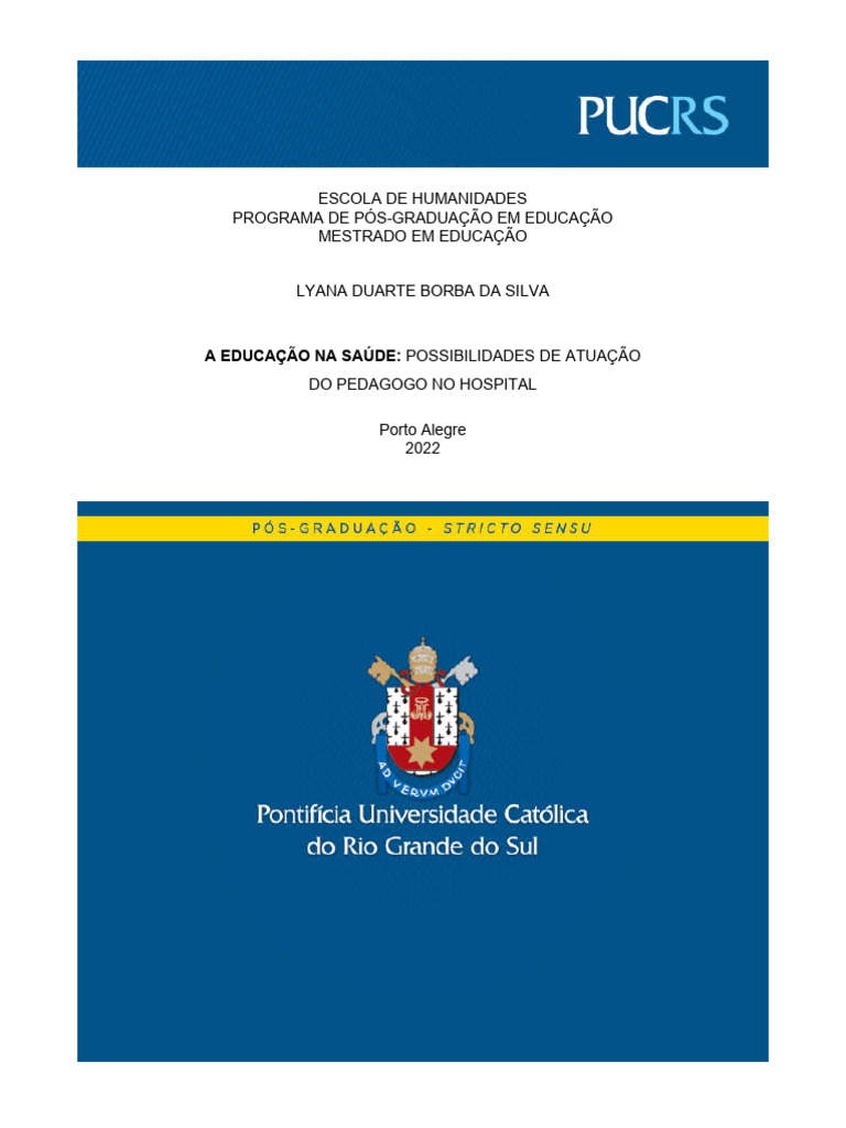 Dissertação - Lyana Duarte - A Educação Na Saúde - Possibilidades de ...