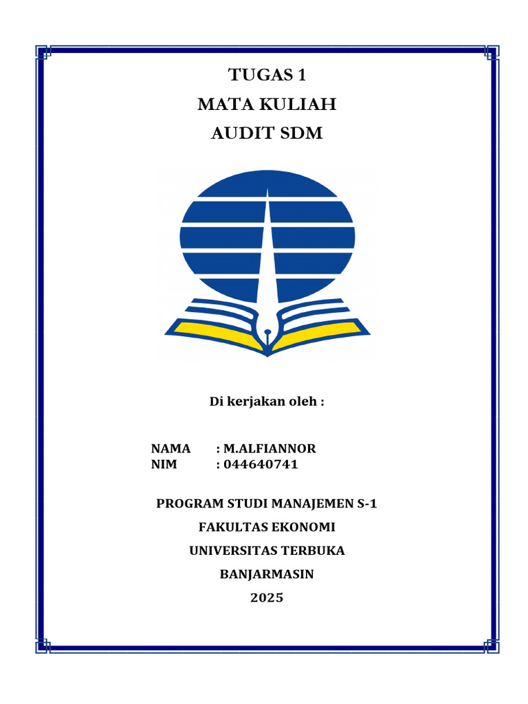 Tugas 1 Audit SDM | PDF