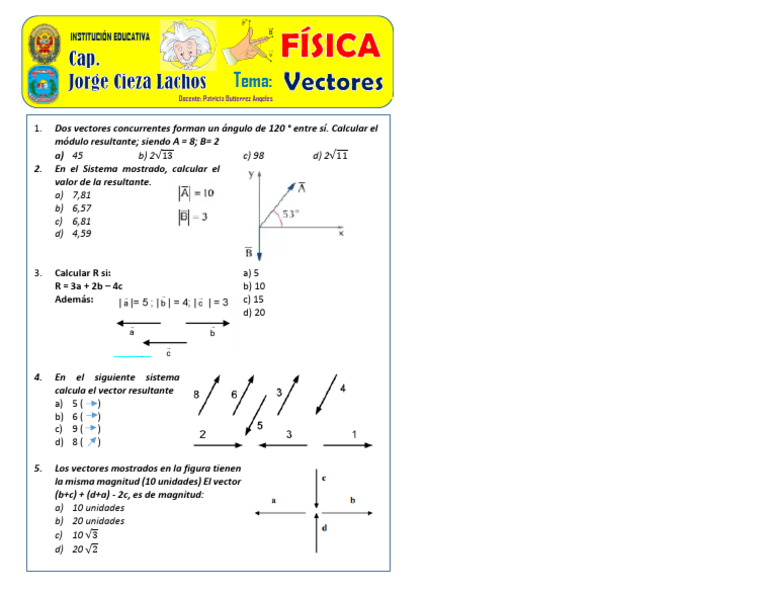 Ejer Vectores 5 Sec Pdf