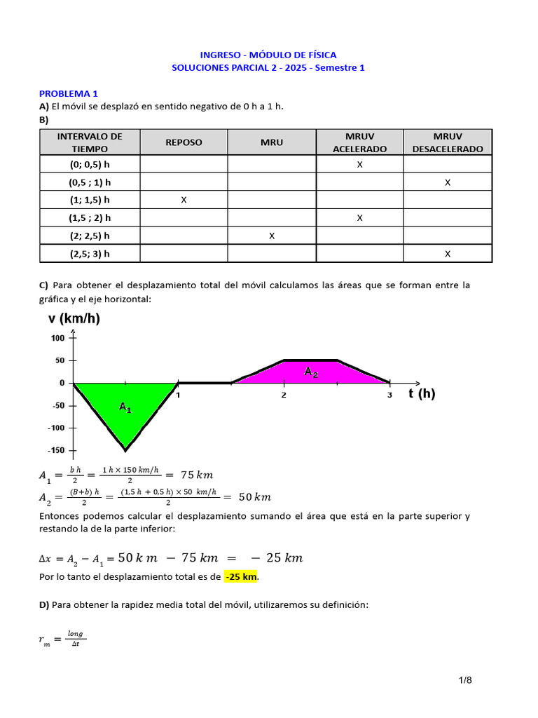 Tema 2 Parcial 2 Soluciones | PDF | Ecuaciones | Física