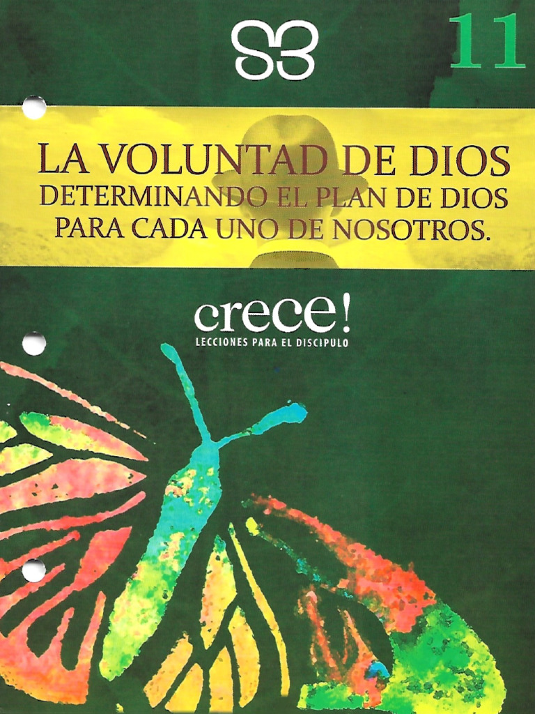 Discipulado CRECE Lección 11 LA Voluntad de Dios | PDF