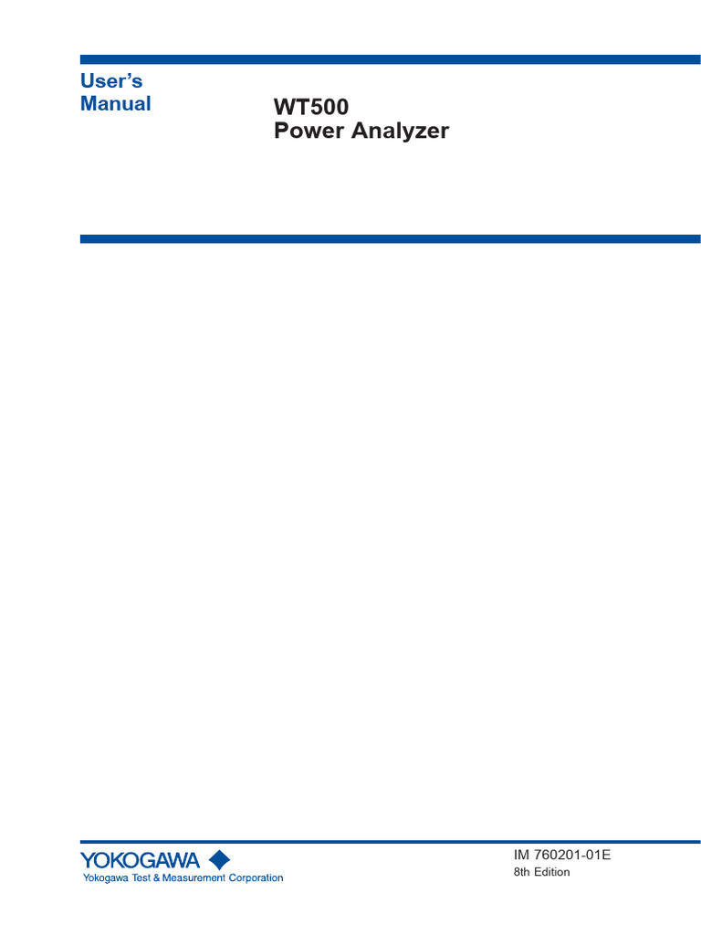En WT500 Users Manual | PDF | Electrical Connector | Fuse (Electrical)