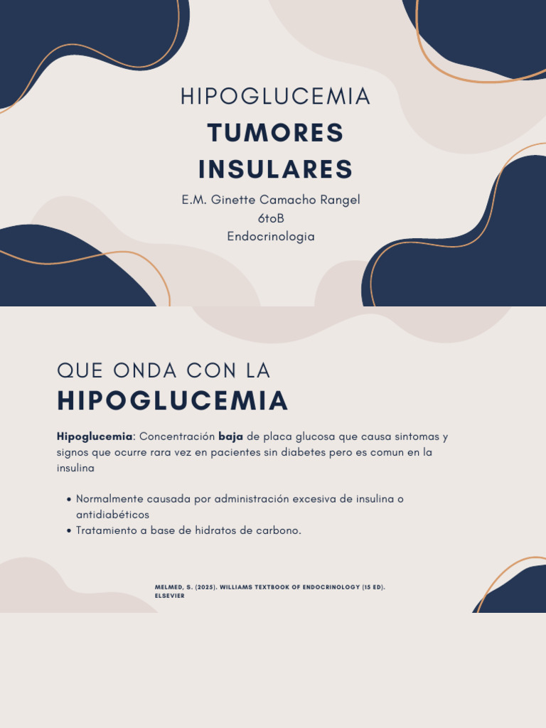 Hipoglucemia: Causas y Tratamientos | PDF | Hipoglucemia | Sistema ...