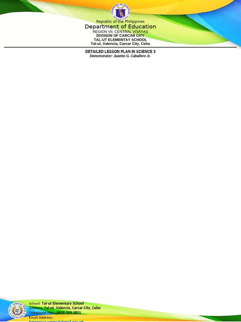 Science 3 Lesson Plan: Living vs Non-Living | PDF | Learning | Cognition