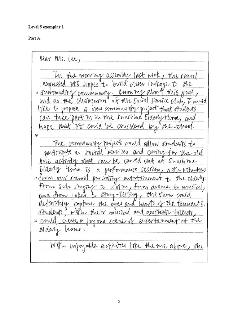 2017 Dse Eng Lang 2 Sample | PDF