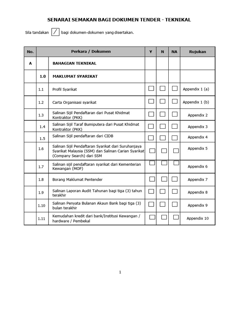 Tender Doc Water 2 | PDF