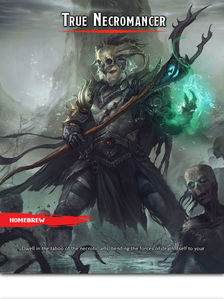 True Necromancer - GM Binder | PDF