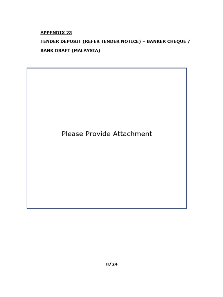 Tender Doc Water 5 | PDF