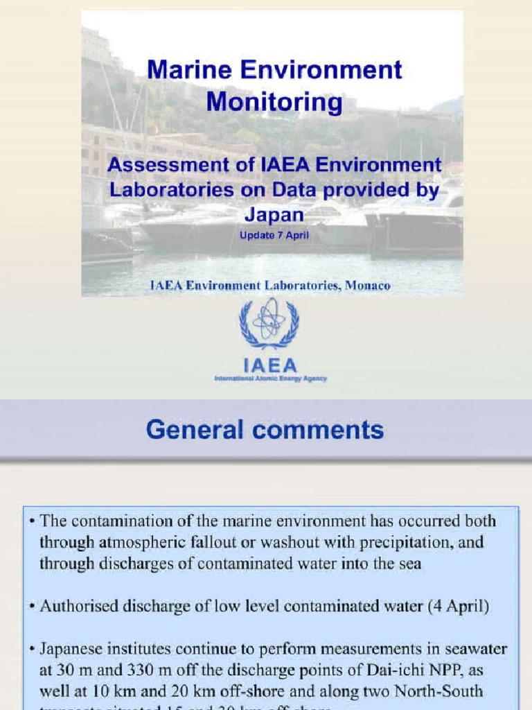 Marine Environmental Monitoring | PDF