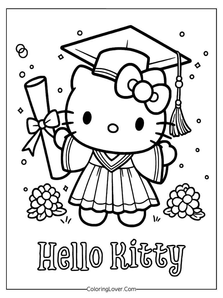 Httpswww.coloringlover.comcoloringHello KittyHello Kitty Wearing ...