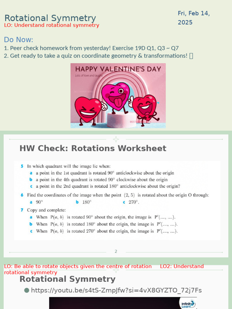L17 Rotational Symmetry Revision | PDF