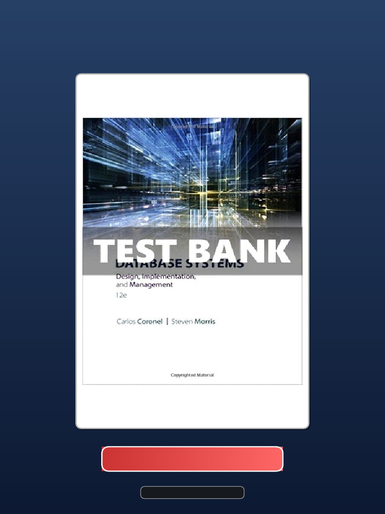 Full Chapter of Database Systems Design Implementation and Management 12th Edition Coronel Ebook ...